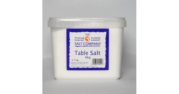 Table Salt 6kg Tub